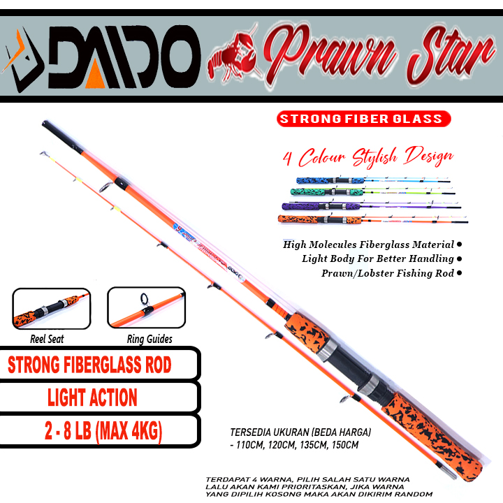 JORAN PANCING UDANG PANJANG 110CM SAMPAI 150CM - JORAN MANCING UDANG ...