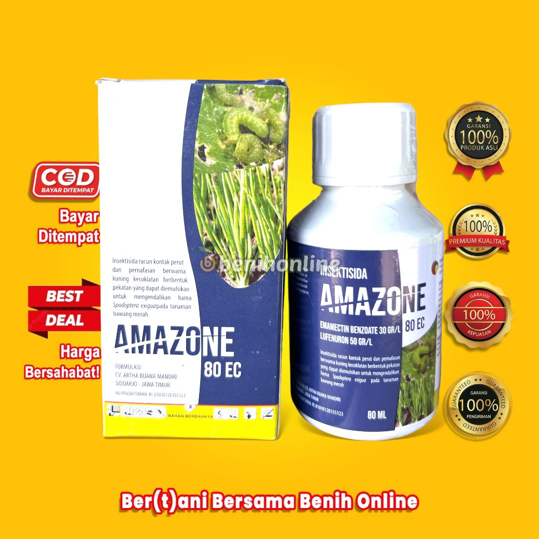 INSEKTISIDA - AMAZONE 80 EC - 80 ml - ABM emamectin pembasmi ulat hama ...