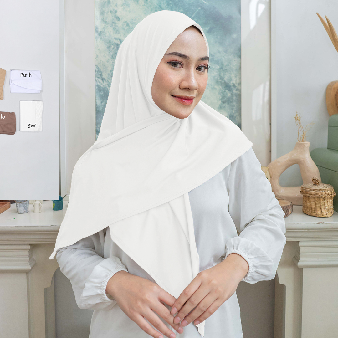RnW Jameela Hijab - Hijab Segitiga Instan Basic | Lazada Indonesia