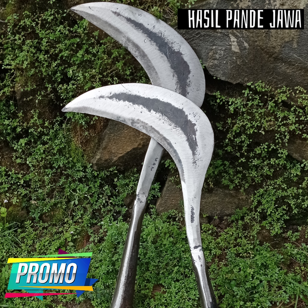 Sabit rumput gagang besi baja super tajam-aret rumput baja isen asli ...