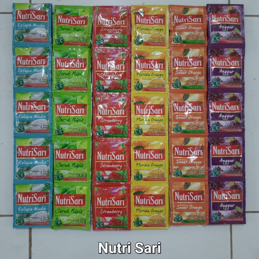 nutrisari nutri sari sachet ALL VARIAN renceng an (10sacet) | Lazada ...