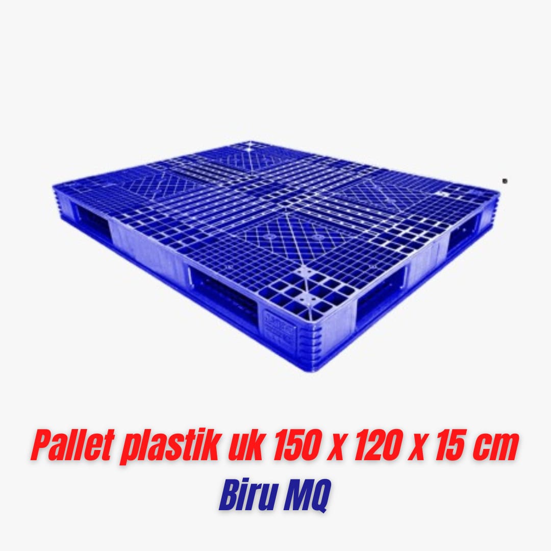 Pallet Plastik BIRU (NEW) uk 150 x 120 x 15 cm / Static, Dinamic & Rak ...