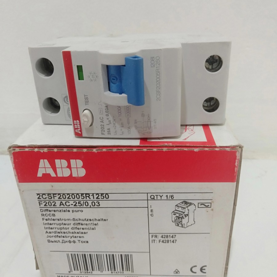 elcb abb 25a 2p 30ma | Lazada Indonesia