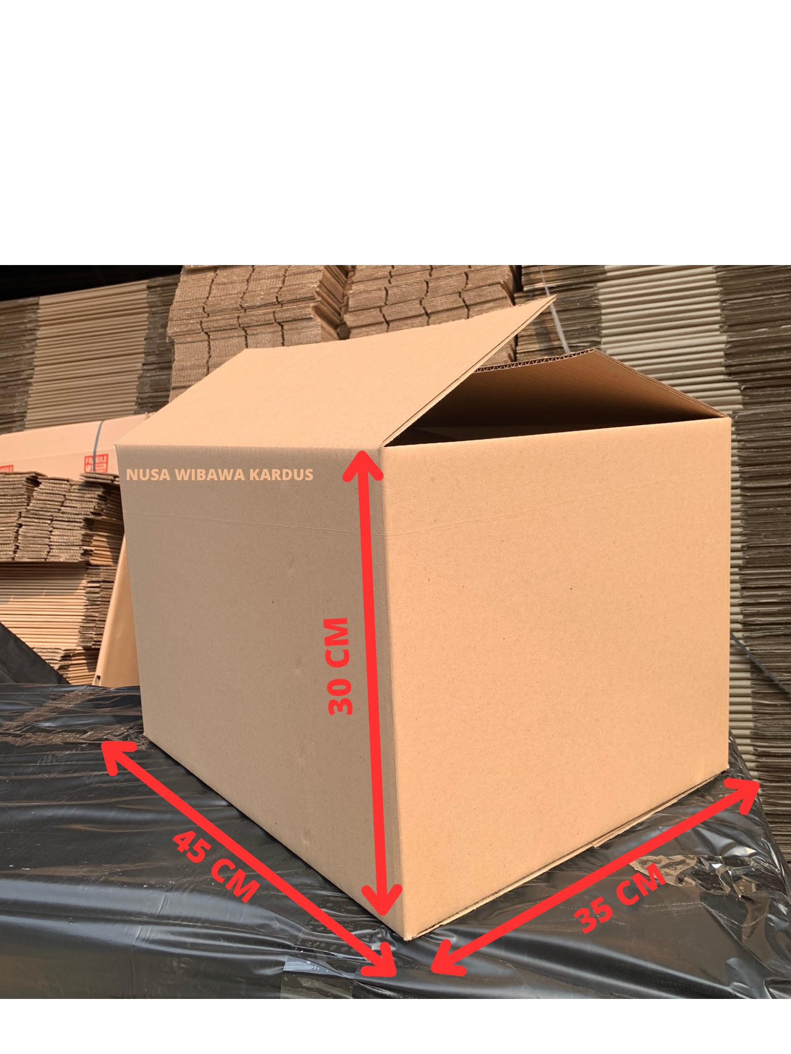 Kardus box packing polos 45x35x30 cm | Lazada Indonesia