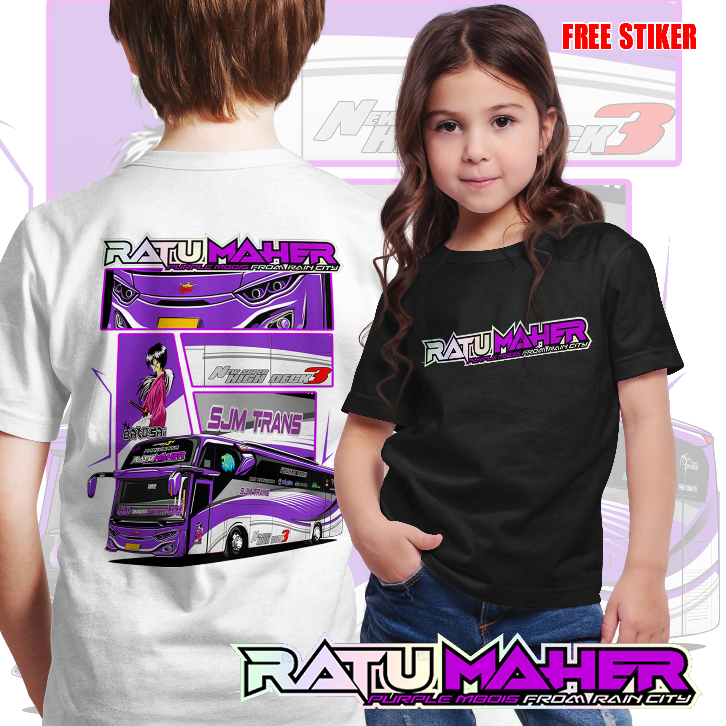 Kaos Busmania Anak RATU MAHER | Lazada Indonesia