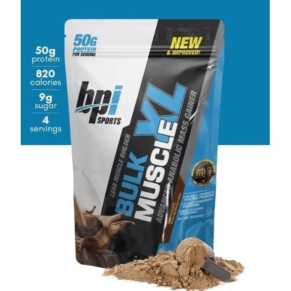 BPI Sports Bulk Muscle XL 2 Lbs Weight Mass Gainer Suplemen | Lazada ...