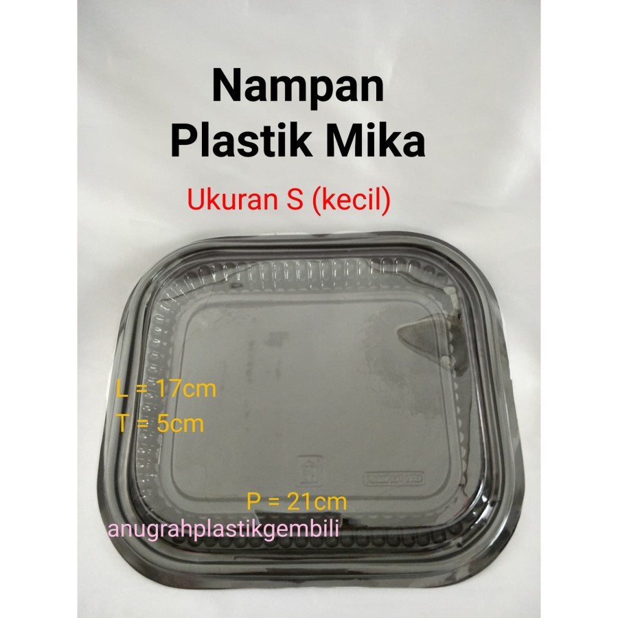 Nampan Plastik Mika Kue ukuran S kecil coklat tua PER 10 PCS | Lazada ...