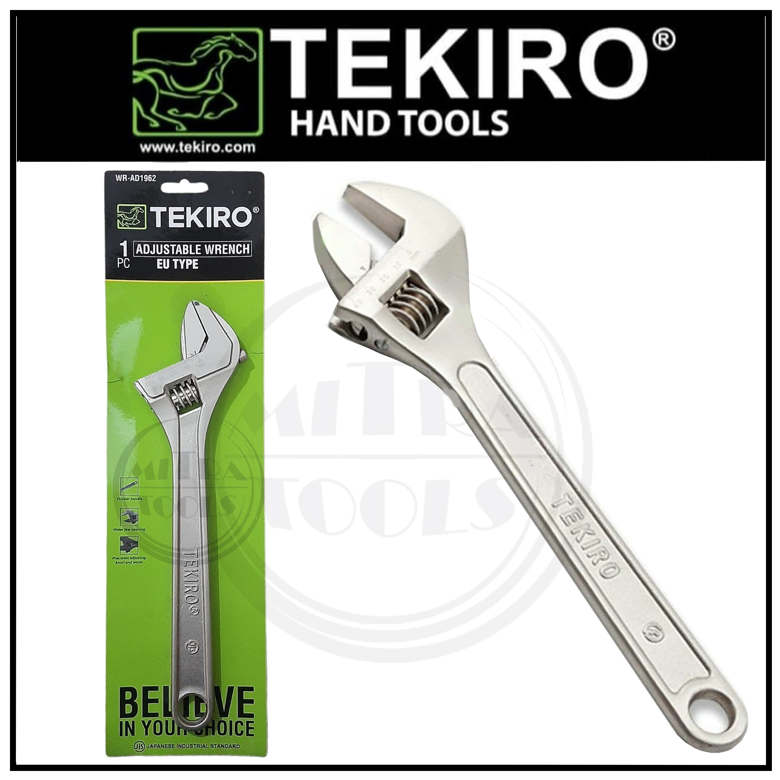 TEKIRO Kunci Inggris 12 Inch 300mm / Kunci Bago Adjustable Wrench 12 ...