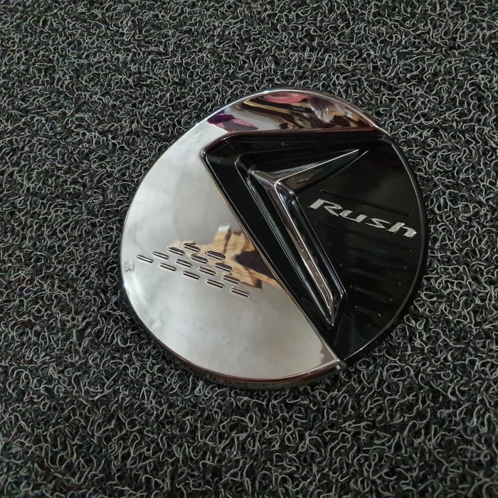 Tutup Tangki / Tank Cover All New Rush 2018 hitam chrome trd | Lazada ...