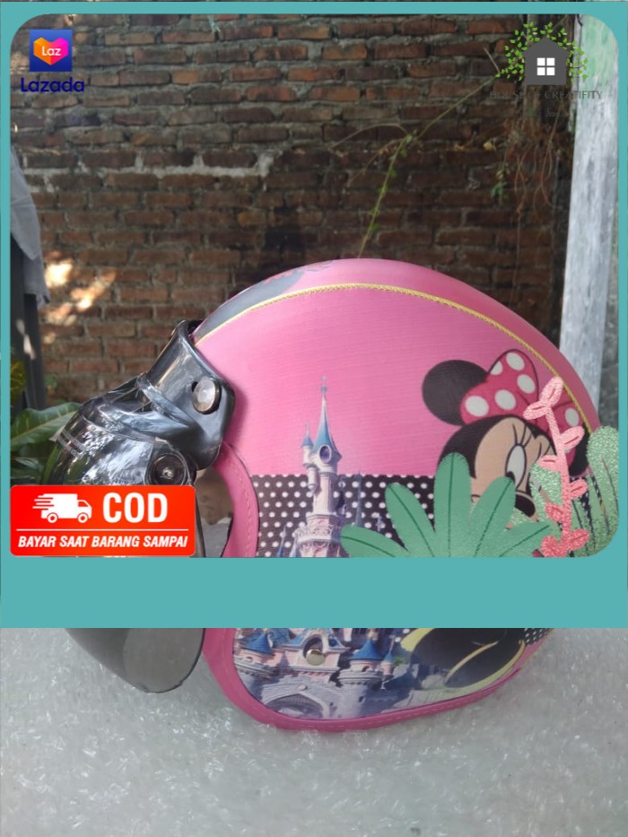 helm anak bogo sni mickey mouse | Lazada Indonesia