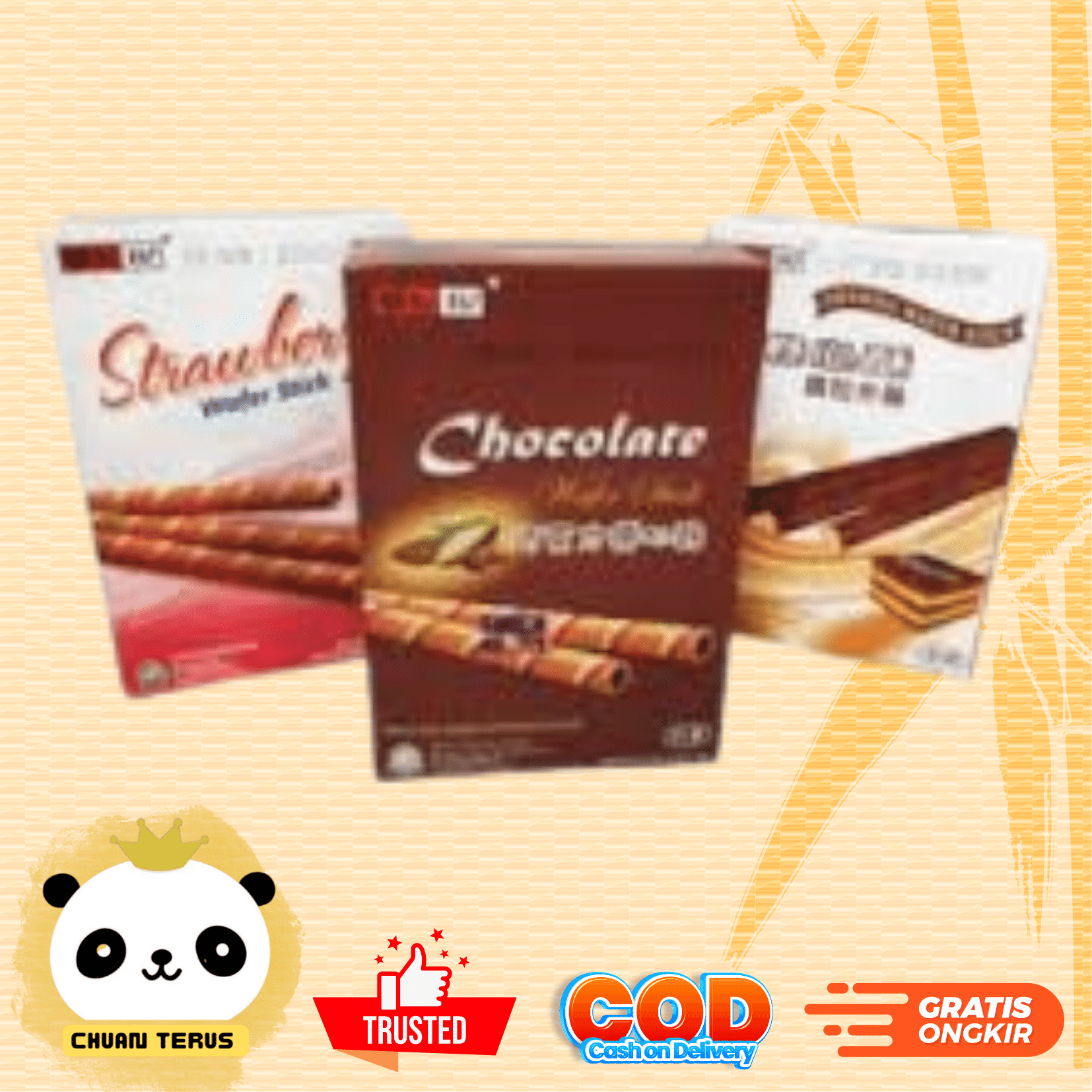 BISKITOP - WILLIE WAFER STICK 40g Biskuit Kue Kering Anak Dewasa Enak ...