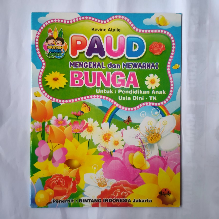 Buku PAUD Mengenal Dan Mewarnai Bunga | Lazada Indonesia