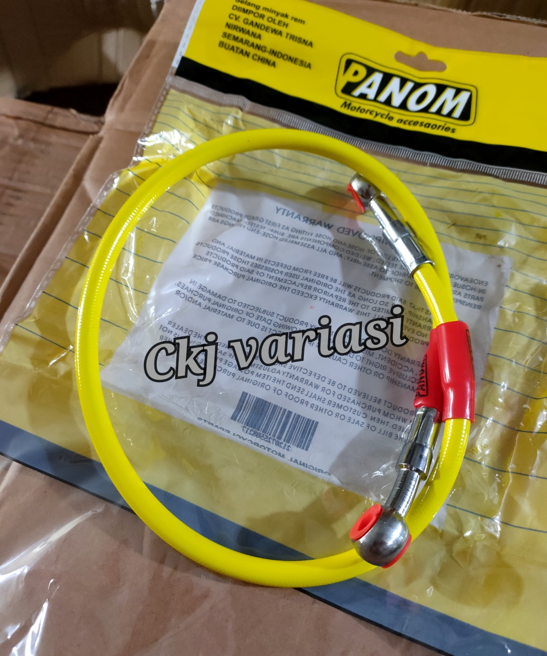 Selang rem belakang warna 60cm - selang rem variasi motor universal ...