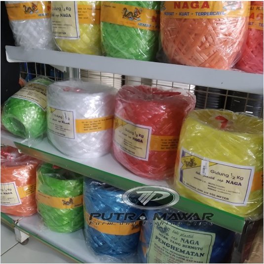 Tali Plastik Roll Besar Cap Naga 1/2 Kg Atau Gulungan Rafia Pengikat ...