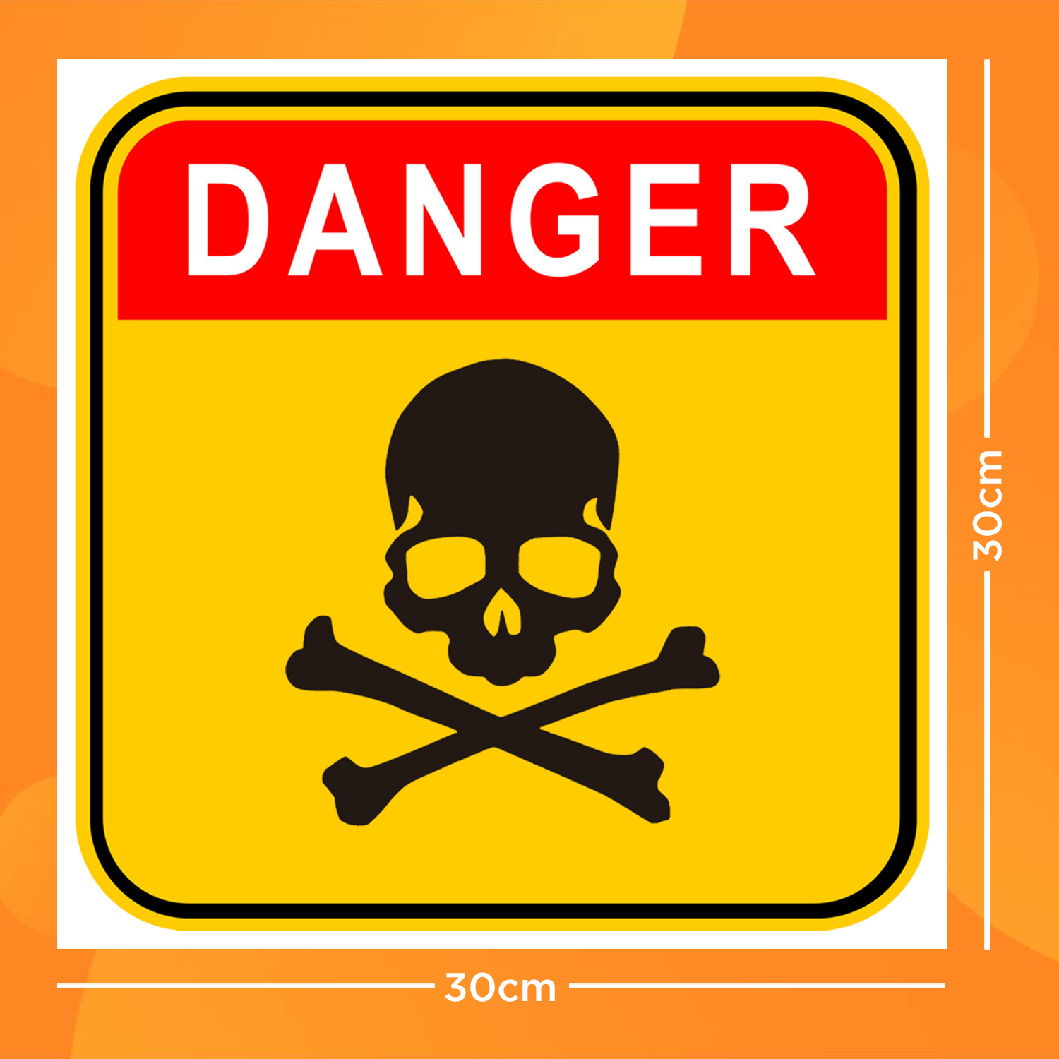Stiker K3 Bahaya / Sticker HSE Danger (Print Tajam & Anti Air) | Lazada ...