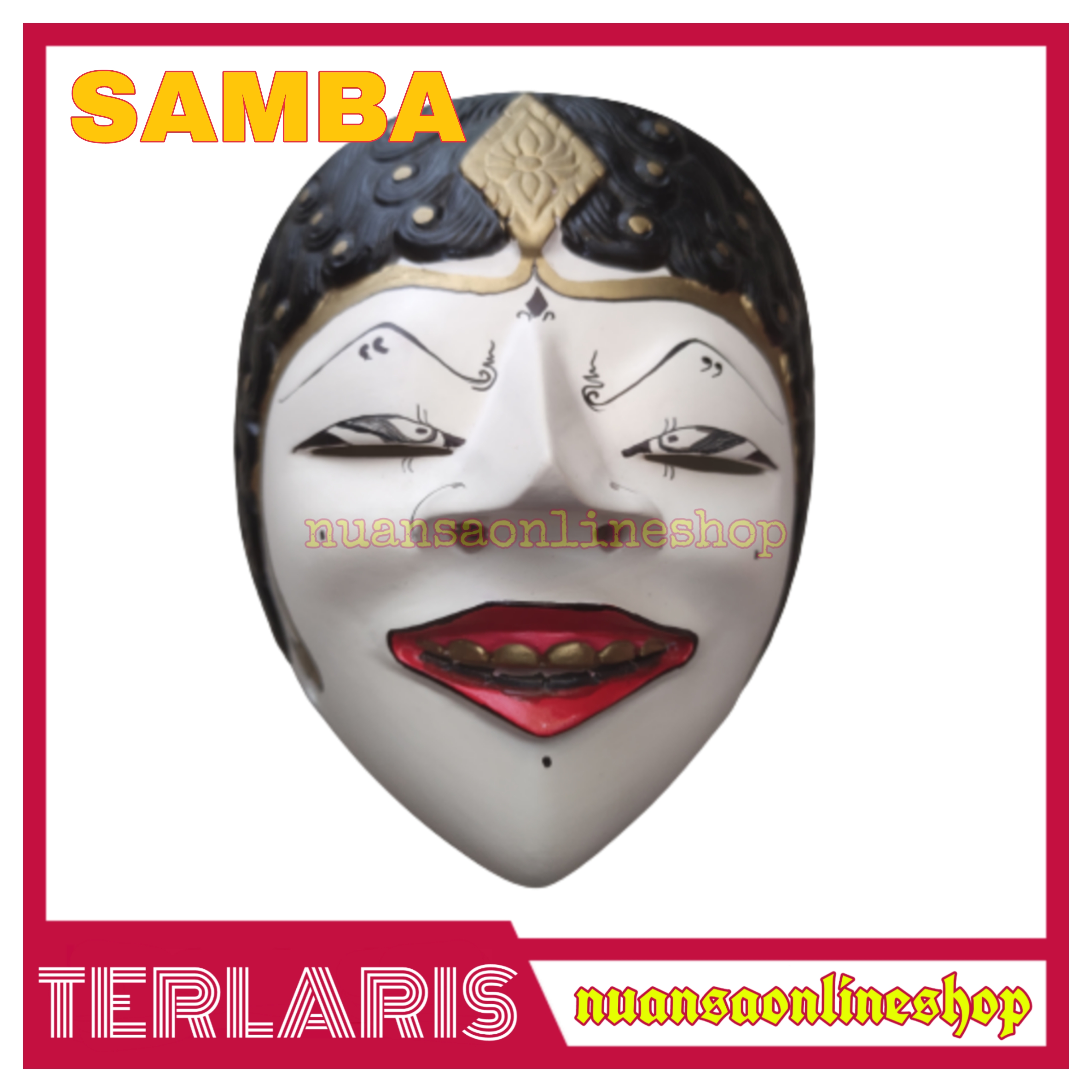 Topeng Tari Kelana Samba Tumenggung Rumyang Panji Cirebon Indramayu ...