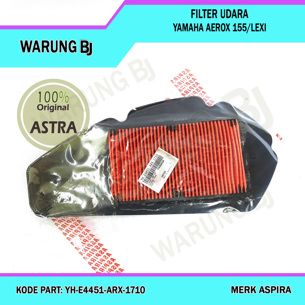 Filter Udara Saringan Udara Motor Yamaha Aerox 155 Lexi Original Astra ...