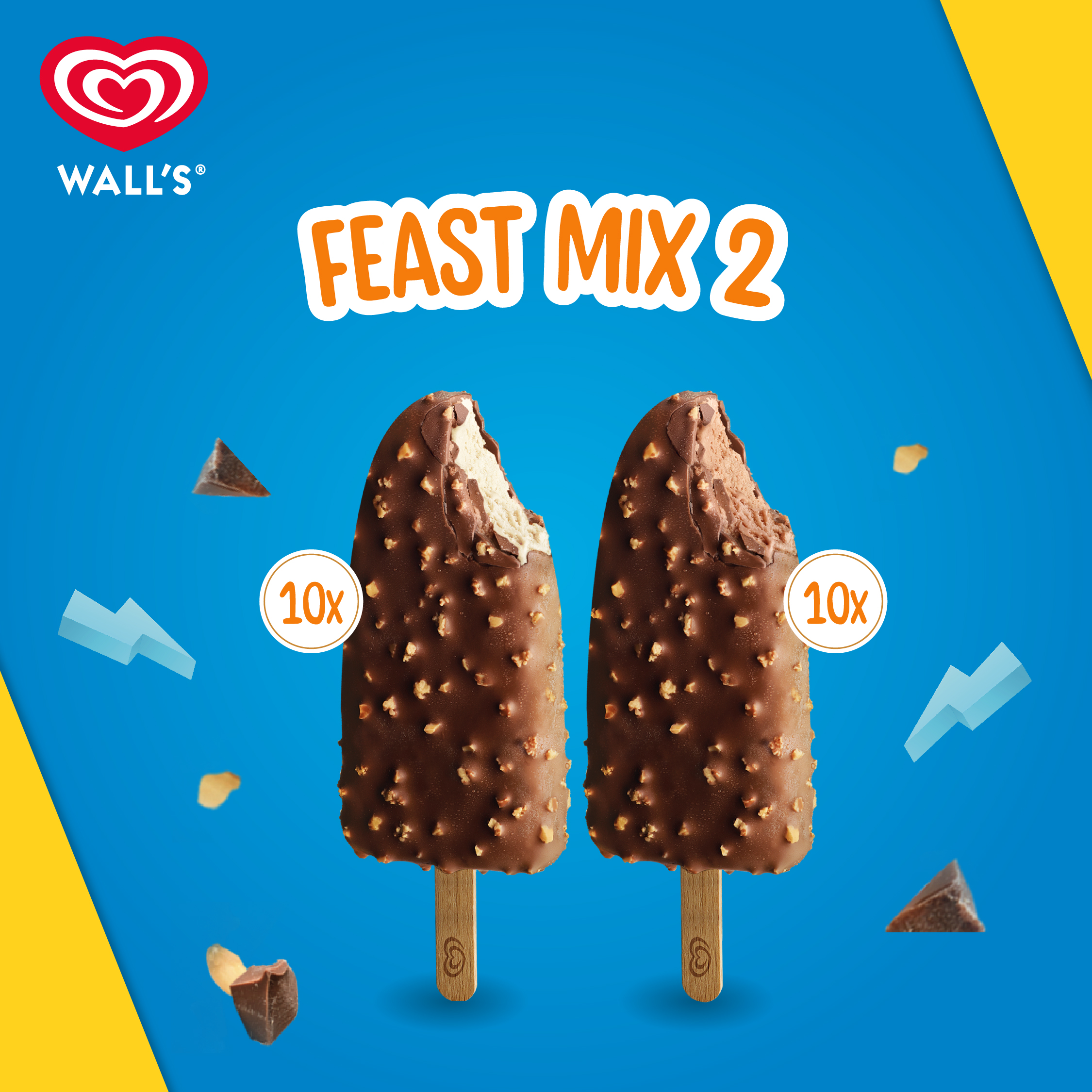 Feast Mix - Es Krim / Ice Cream Wall's | Lazada Indonesia