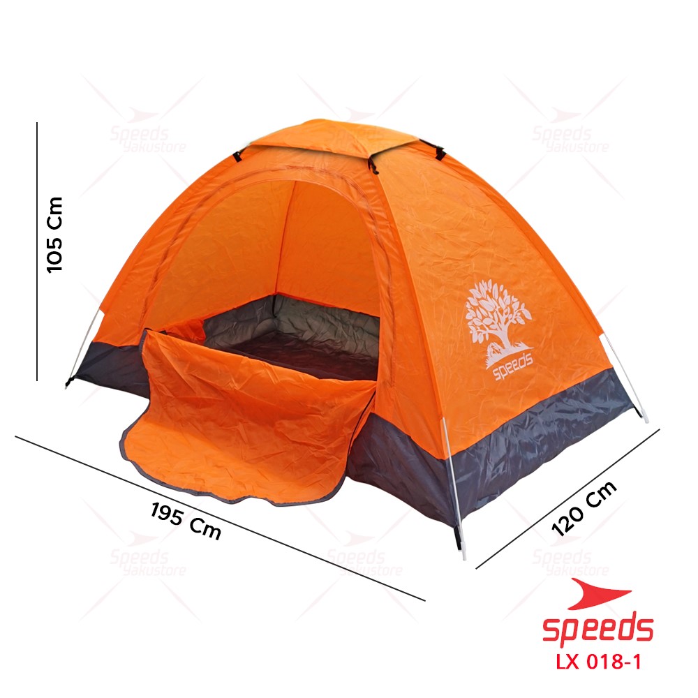 SPEEDS Tenda Camping Tenda Lipat Tenda Otomatis 1-2 Orang Outdoor dan ...
