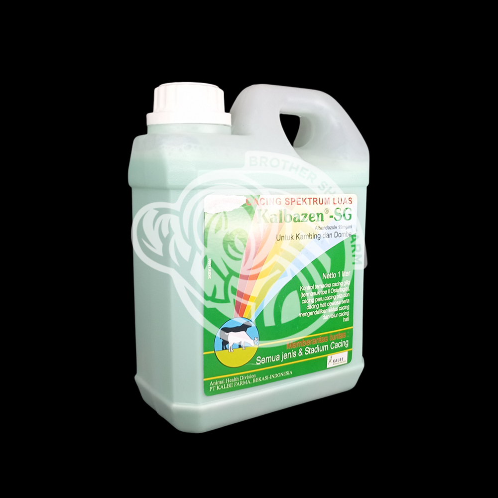 KALBAZEN SG 1 Liter - Obat Cacing Oral Kambing Domba Efektif Basmi ...