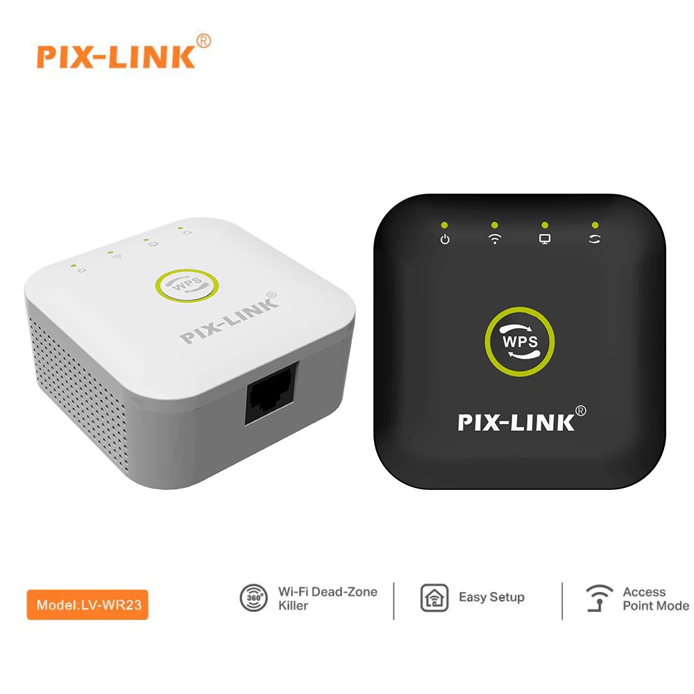 PIX-LINK Wireless WiFi Range Extender Amplifier Repeater 300Mbps - WR23 ...