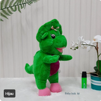 Boneka Barney Baby Bop Bj Size M/30cm Lembut.Maianan Boneka Barney ...