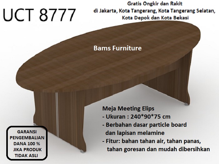 meja diskusi meja kerja meja kantor meja meeting elips meja merek uno ...