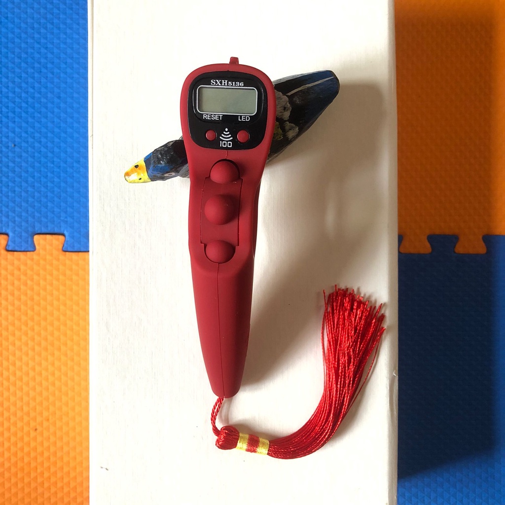 [BISA COD] Tasbih Digital Kayu Tasbih Digital LED Alarm Bunyi Kelipatan ...