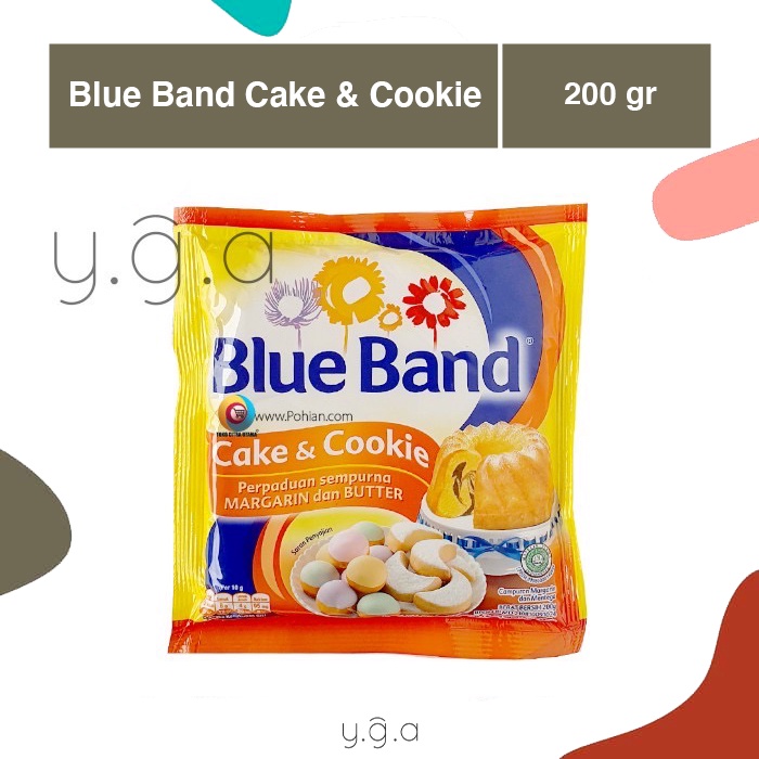 Blue Band Cake and Cookies Sachet 200gr / Mentega Cakes / Margarine ...