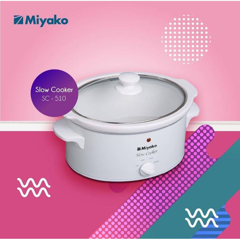 SLOW COOKER MIYAKO 5LITER SC 510 | Lazada Indonesia