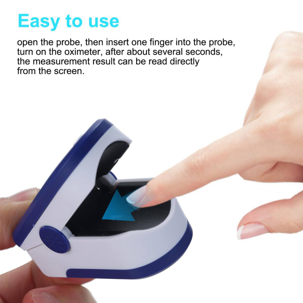 ALKES - Fingertip Pulse Oximeter LED Display Oxymeter Pengukur Kadar ...