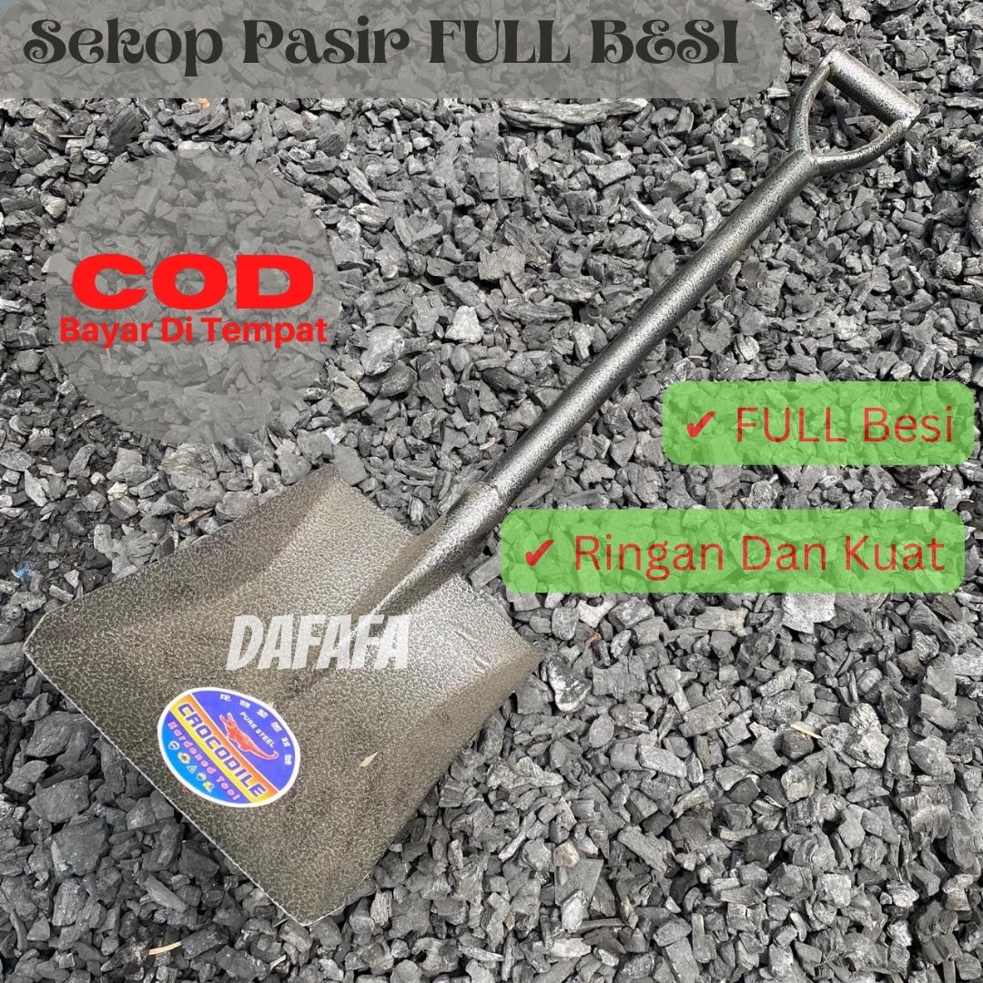 PROMO TERBAIK Sekop Pasir FULL BESI Panjang 1 Meter - Singkup Skop ...