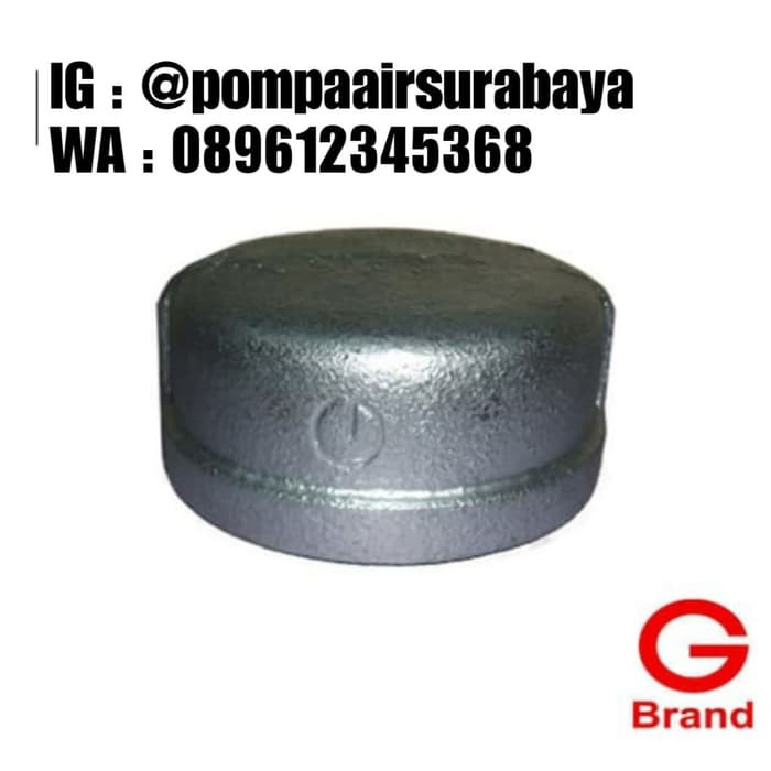 Dop Galvanis Besi d. 4" Drat BSPT (G) | Lazada Indonesia