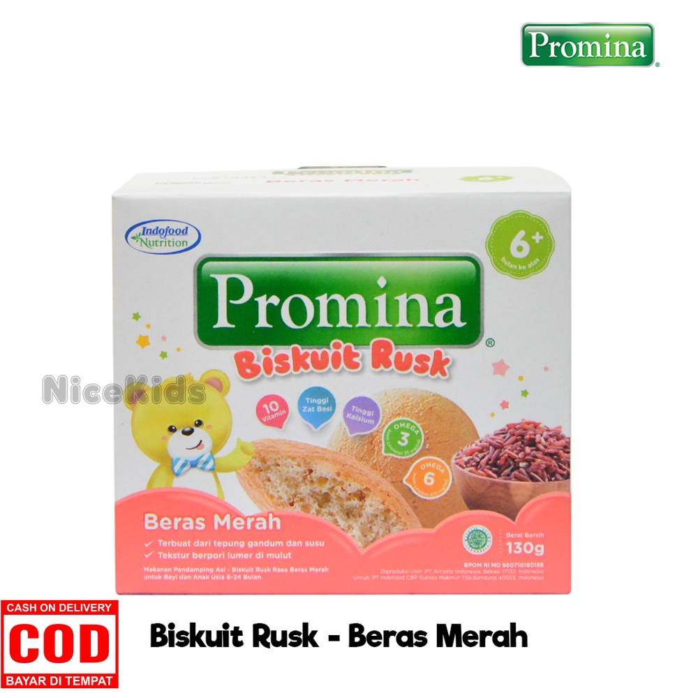 Promina Biskuit Rusk 130 gr / Biskuit Bayi 6 Bulan+ / Makanan ...