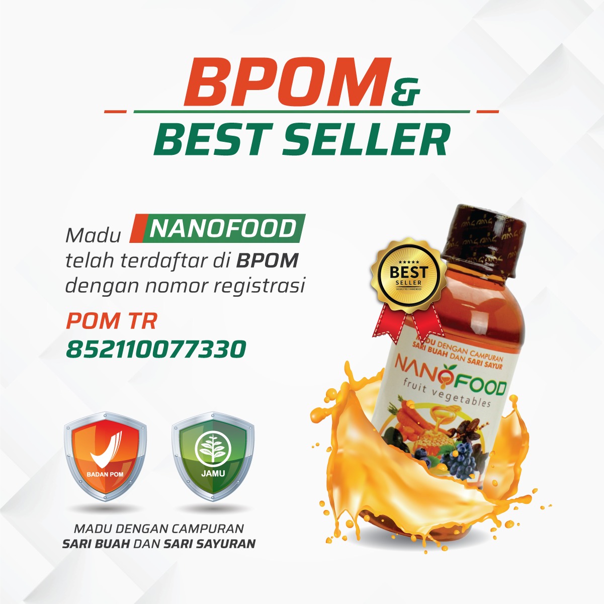 Nano Food - NanoFood Suplemen Makanan dari buah dan sayur 250gr ...
