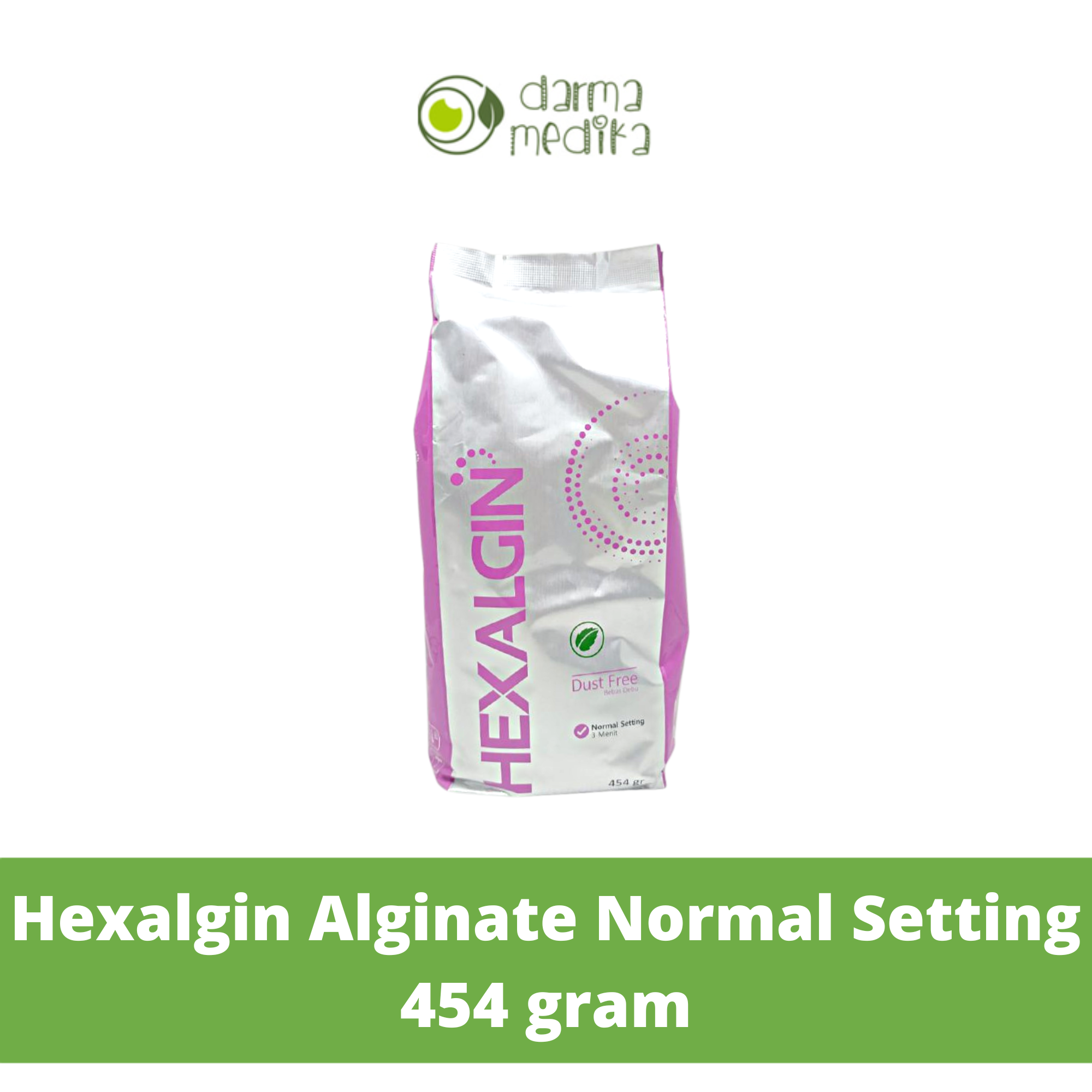 Hexalgin Alginate Normal Setting / Bahan Cetakan Gigi 454 gr 454gr ...