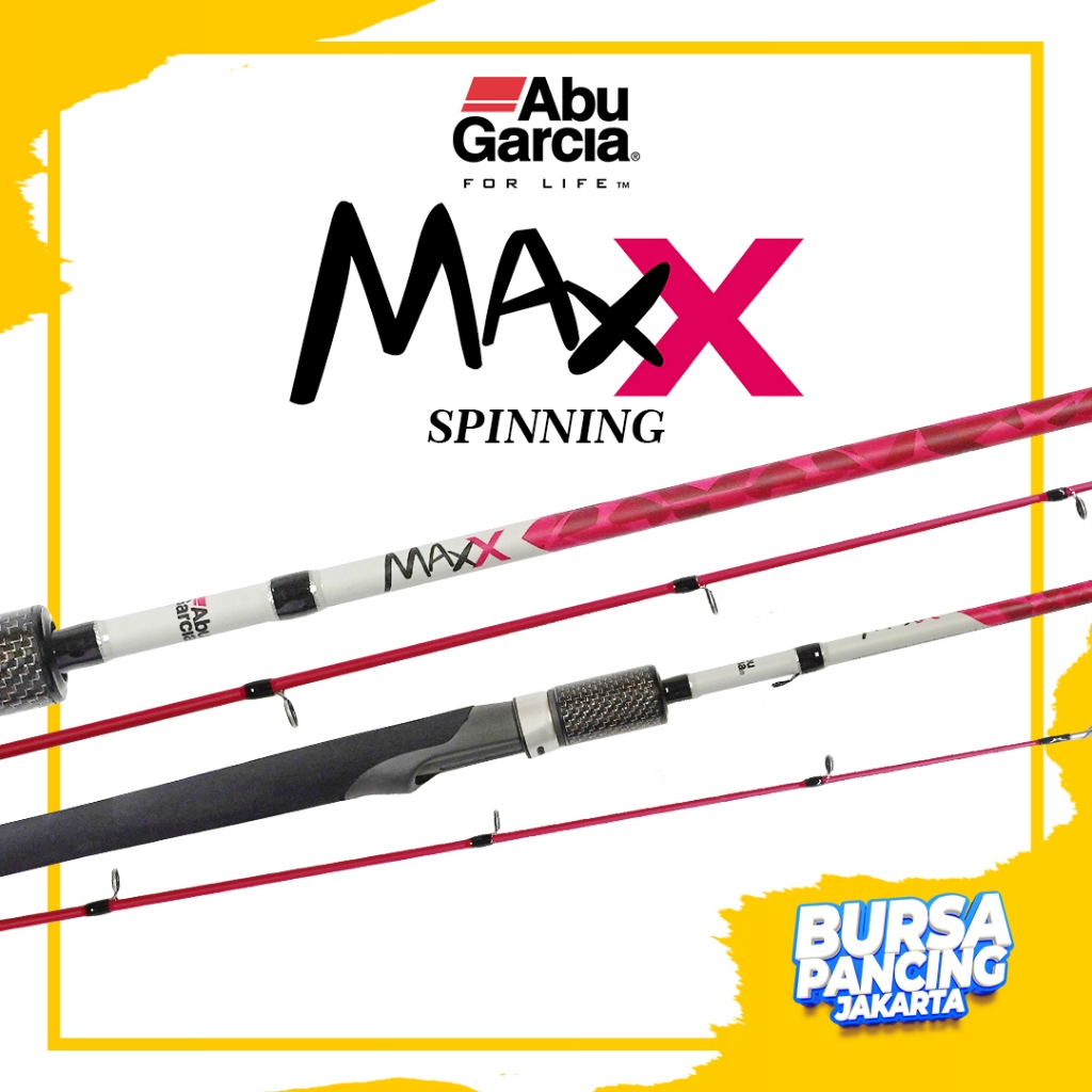 ABU GARCIA Joran Spinning MAX X 180cm Bahan Carbon Full Fuji Untuk ...
