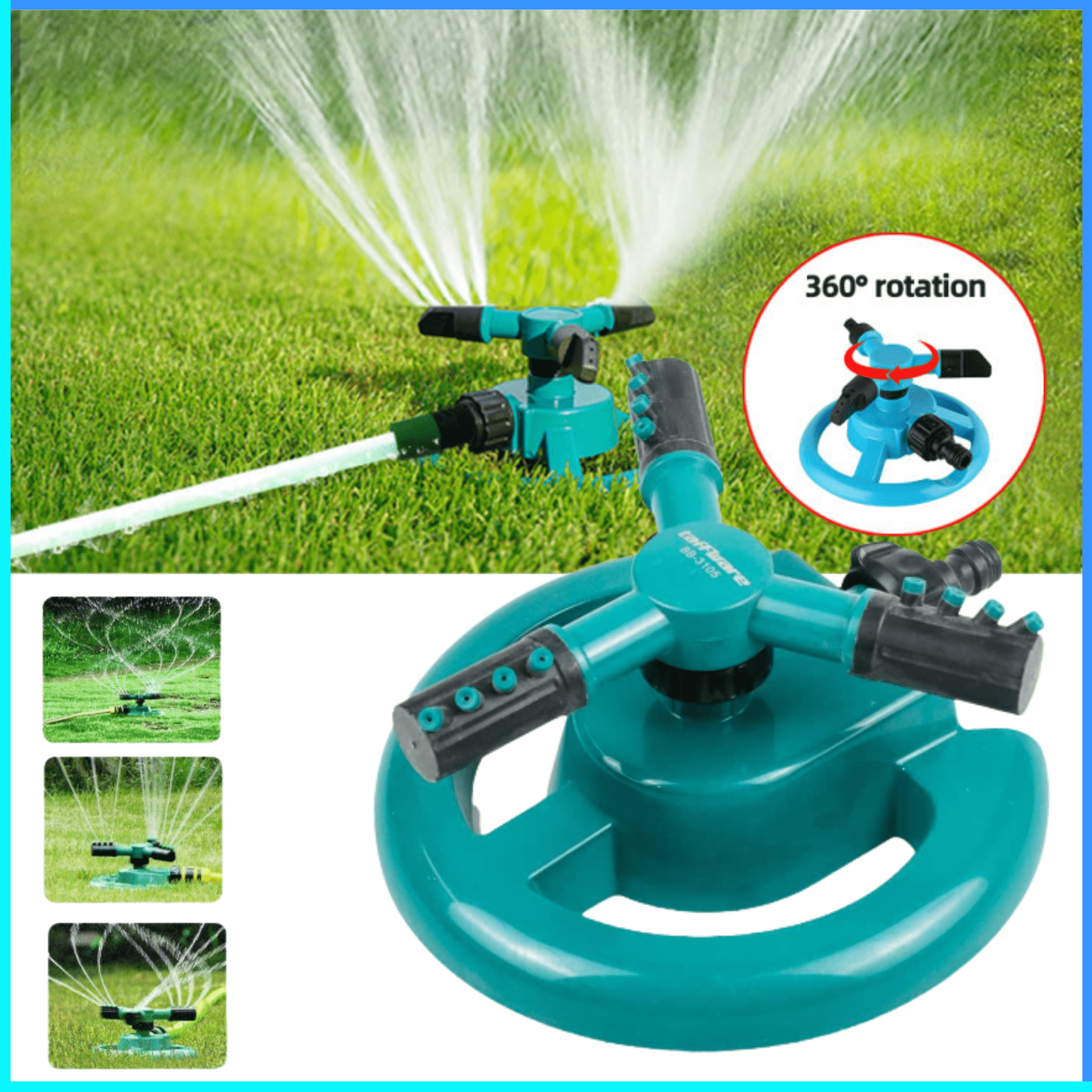 COD Taffware Sprinkler Air Taman 360 Derajat - BB-3105 / sprinkler ...