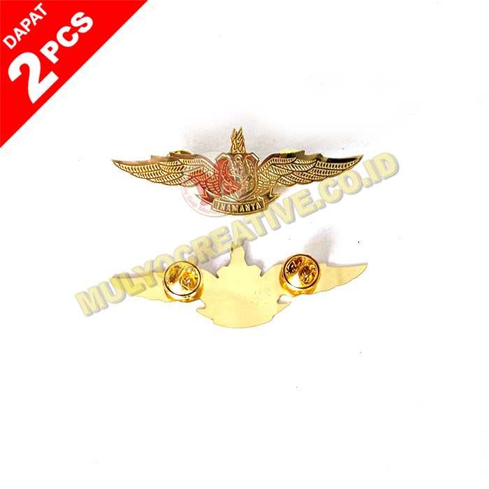 Wing Inamanta Lencana Pin Logo Sekolah Pelayaran Pin Inisiasi Akademi ...