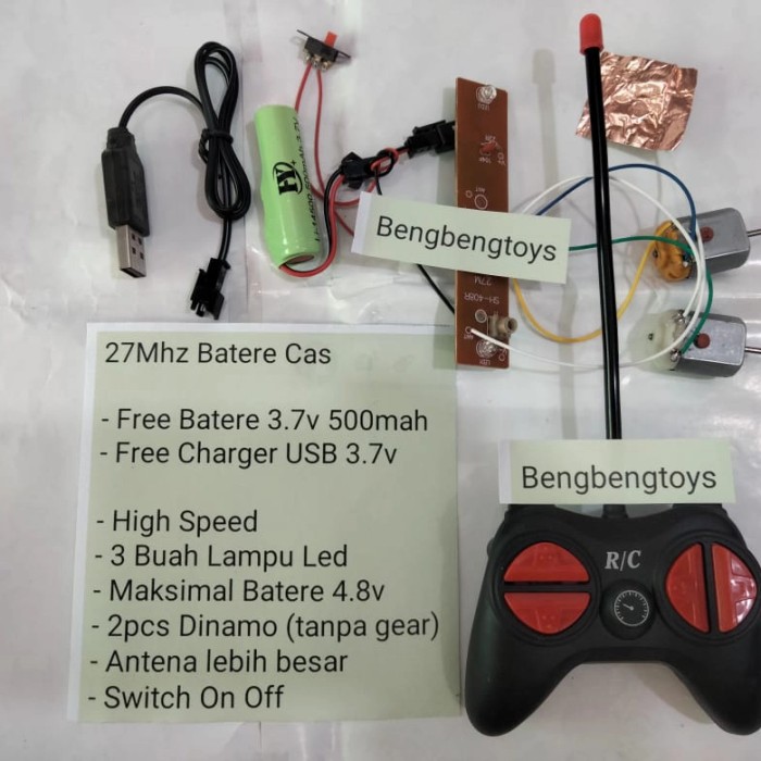 Paket Modul PCB dan Remote Control Off Road PCB Board Mobil RC | Lazada ...
