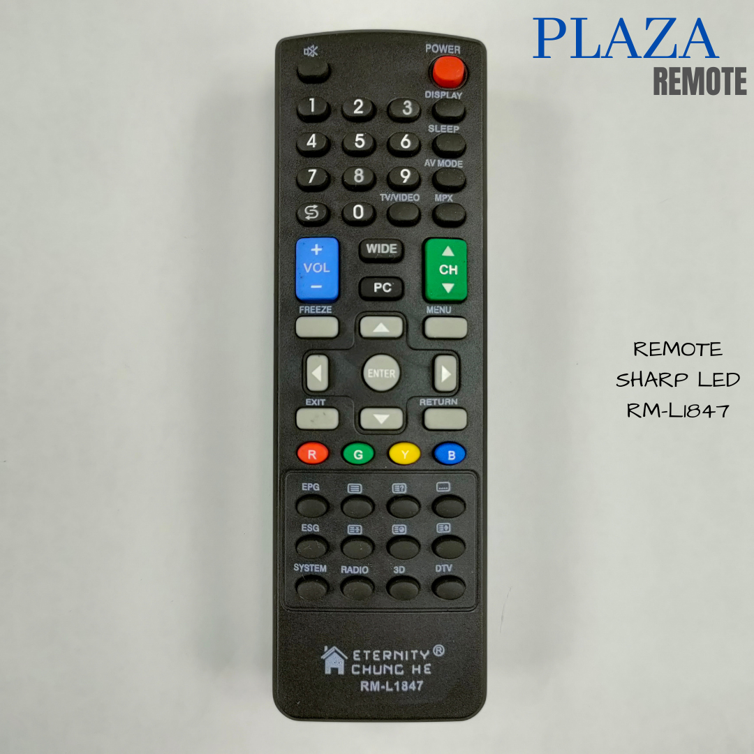 REMOTE TV SHARP AQUOS MULTIFUNGSI LANGSUNG PAKAI TANPA SETTING | Lazada ...