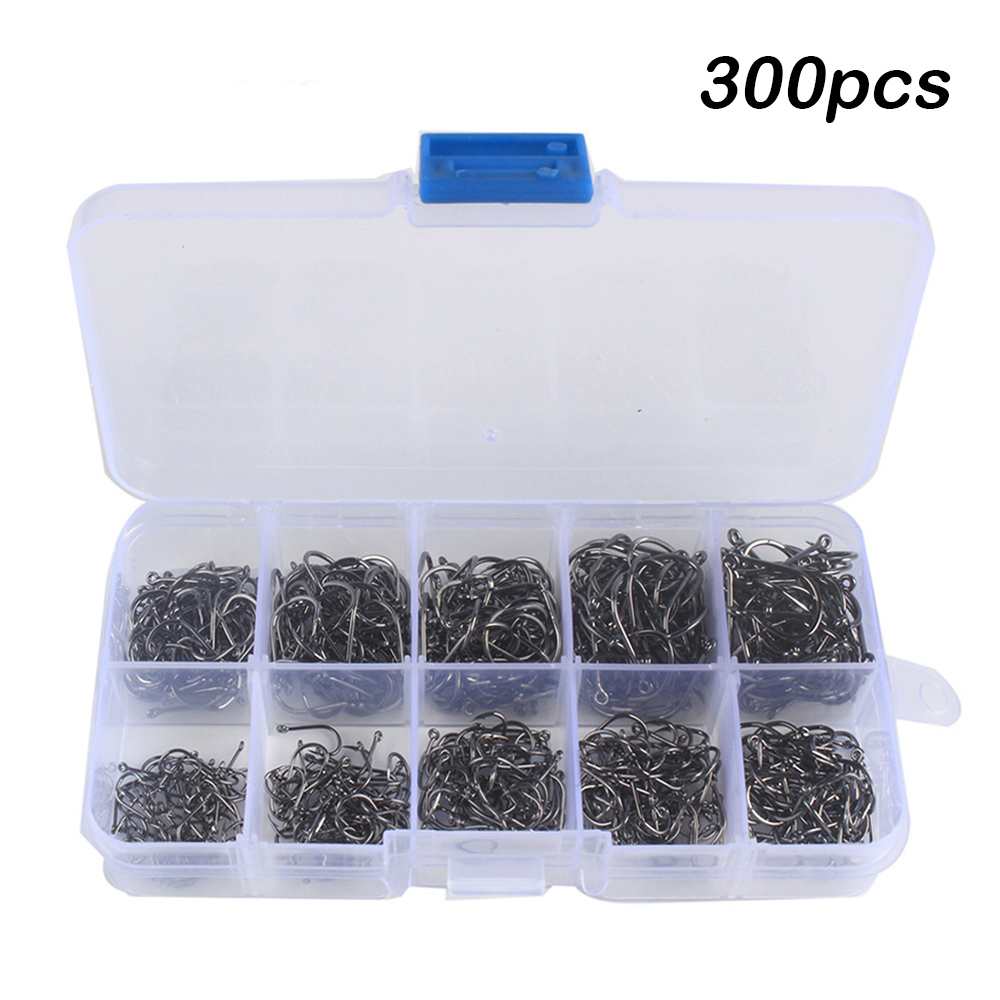 Kail Pancing Set 300pcs 600pcs Mata Kail Pancing Aneka Fishing Hook Ten ...