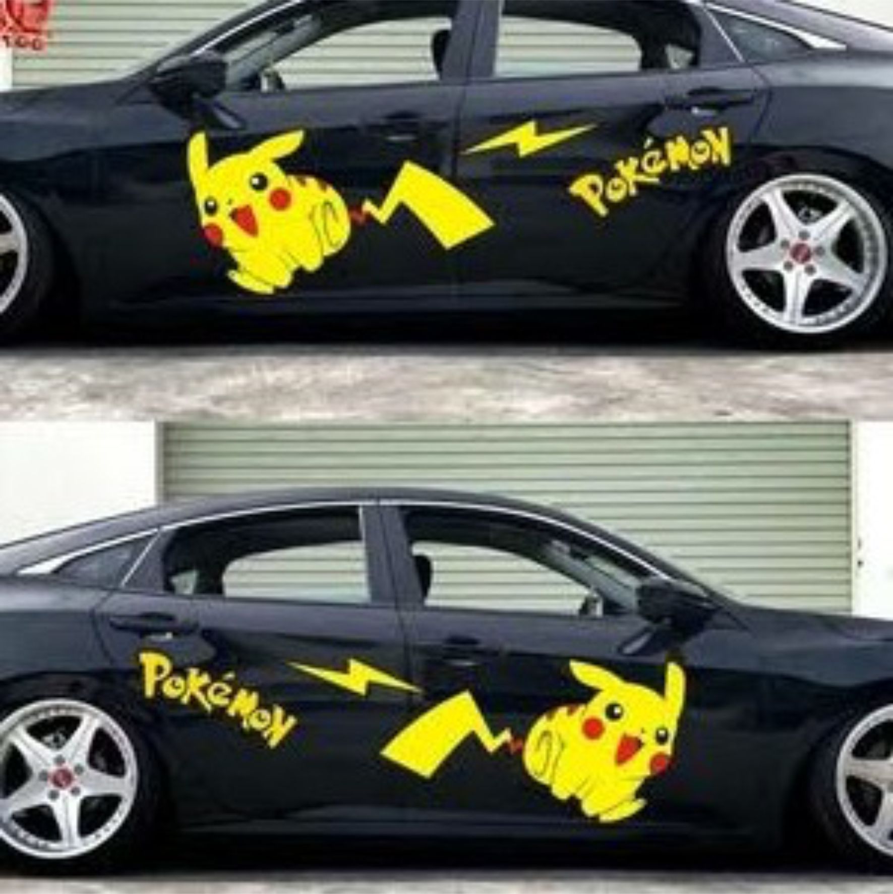 stiker mobil pokemon Pikachu lucu cutting sticker mobil keren 1set ...