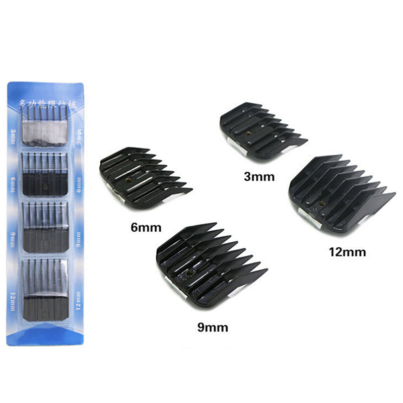 Lofty White Gou 4Pcs Universal Hair Clipper Limit Comb Guide Attachment ...