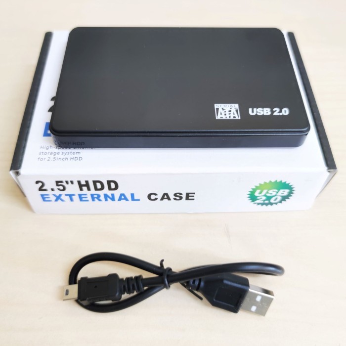 EXTERNAL CASE HDD 2.5 SATA CASING HARDDISK 2.5 INCH ENCLOSURE / Casing ...