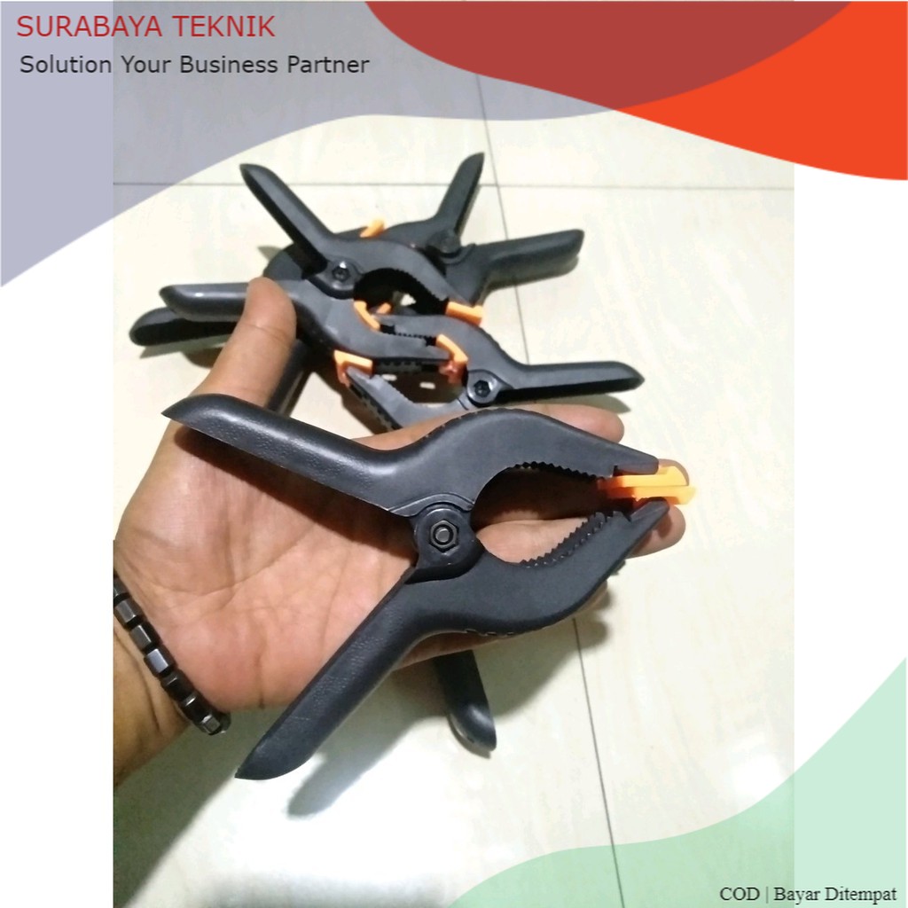 SPRING CLAMP BESAR 6inch PENJEPIT KAYU KLIP KLEM CATOK KAYU 6 inch ...