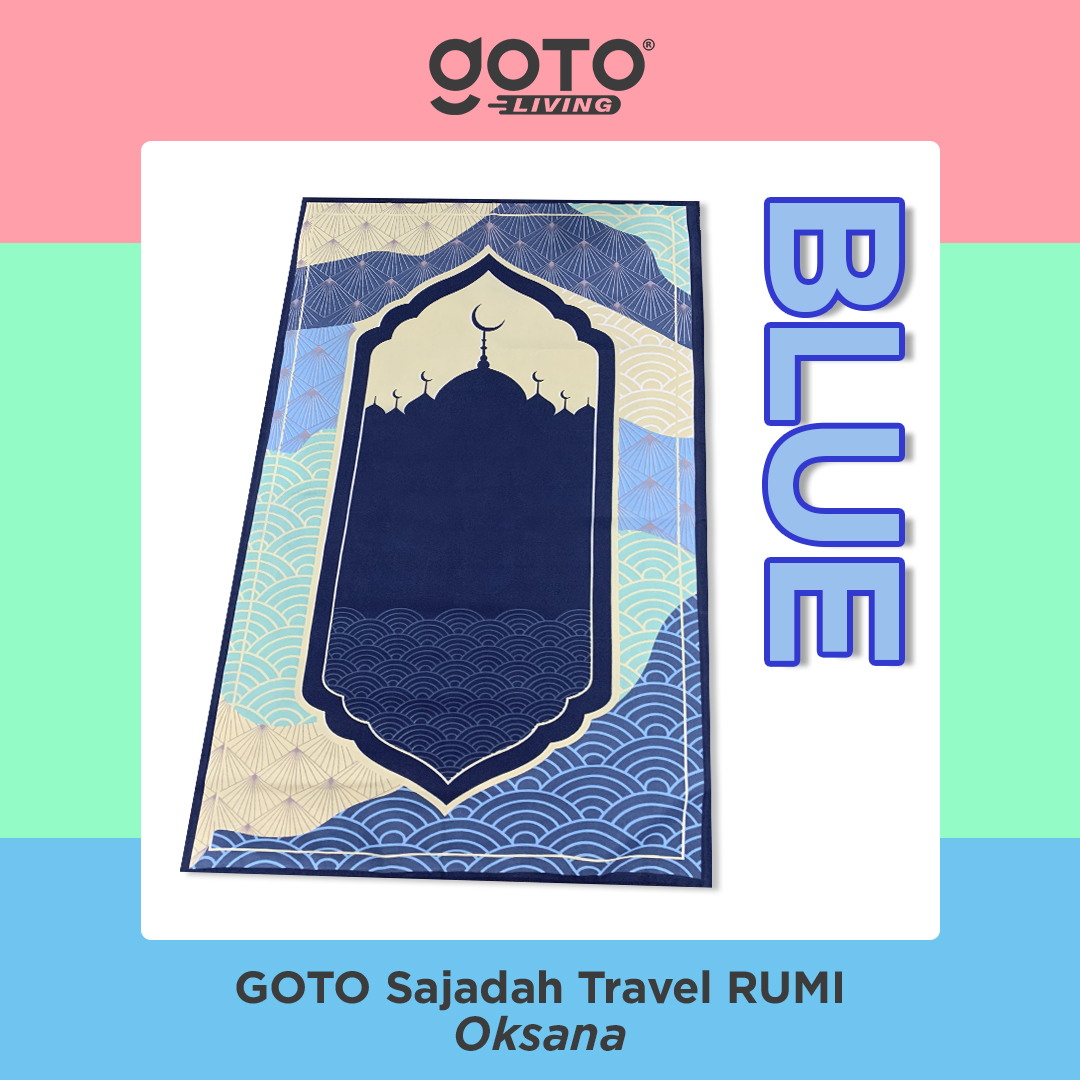 Goto Rumi Sajadah Travel Lipat Sejadah Traveling Sajada Sholat Pouch ...