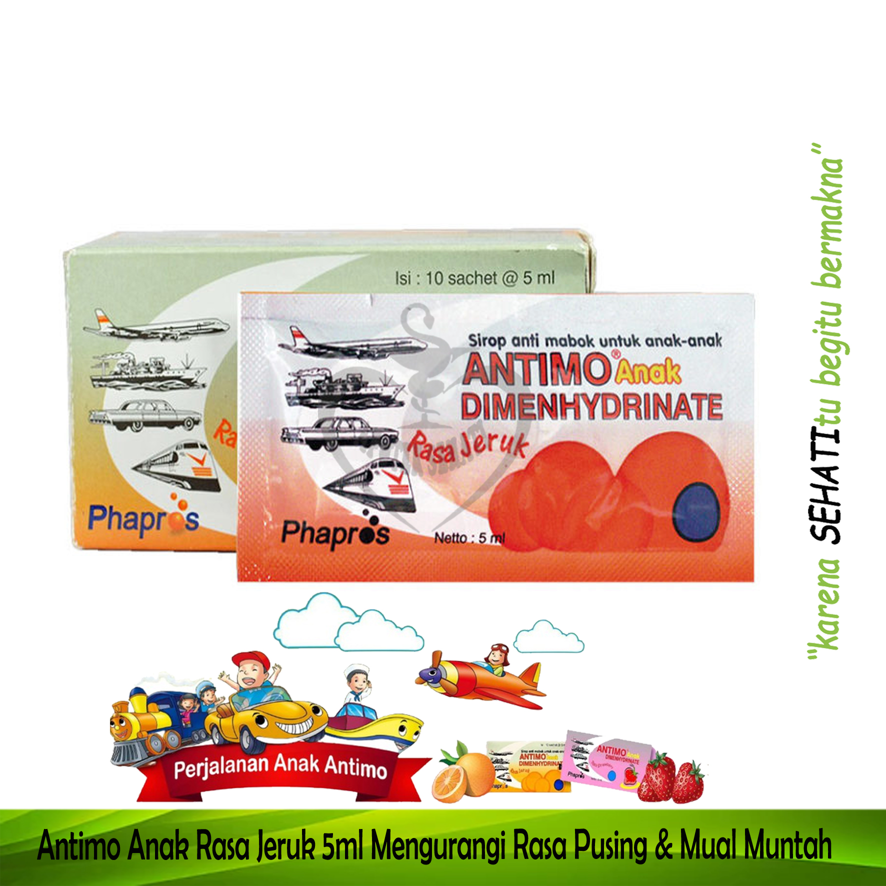 Antimo Anak Per 5 Sachet Rasa Jeruk Mabuk Anak Dalam Perjalanan ...