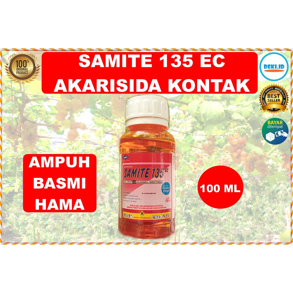 Akarisida Samite 135 EC 100 ML Insektisida Kontak Pembasmi Hama Tungau ...