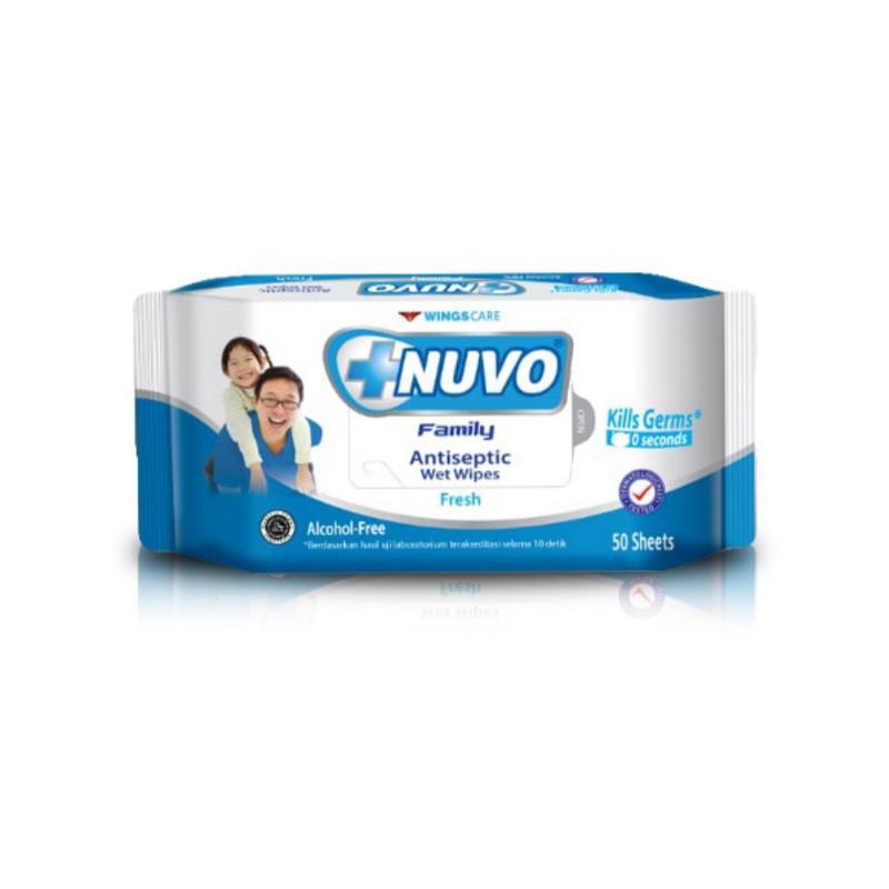 Nuvo tisu basah antiseptic original / fresh isi 50 | Lazada Indonesia